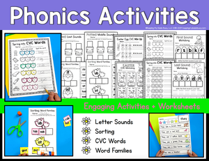 April in Kindergarten - FREE WORKSHEETS — Keeping My Kiddo Busy