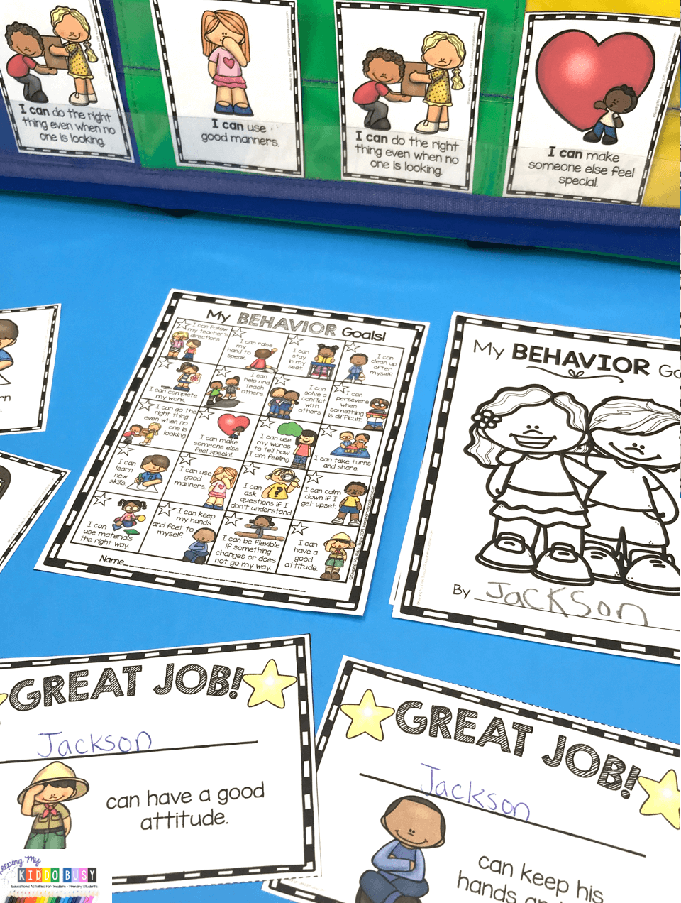 Student Behavior Goal Setting Kit — Keeping My Kiddo Busy
