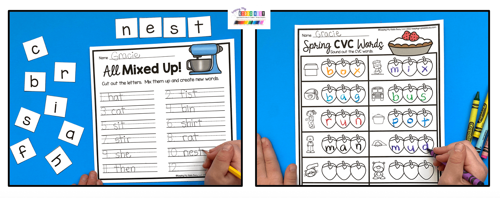 First Grade Activities for April FREE WORKSHEETS — Keeping My Kiddo Busy