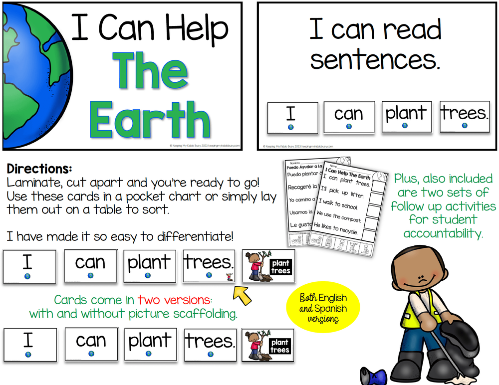 April Task Cards — Keeping My Kiddo Busy