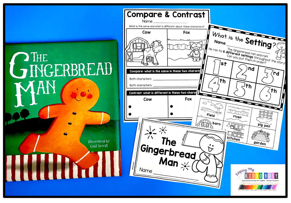 The Gingerbread Man Activities and Crafts for Kindergarten FREE ...