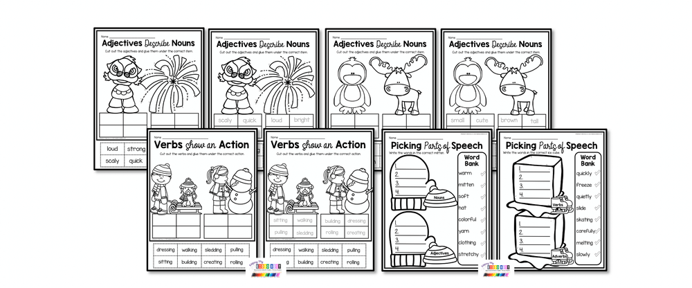 First Grade January Worksheets FREEBIES — Keeping My Kiddo Busy