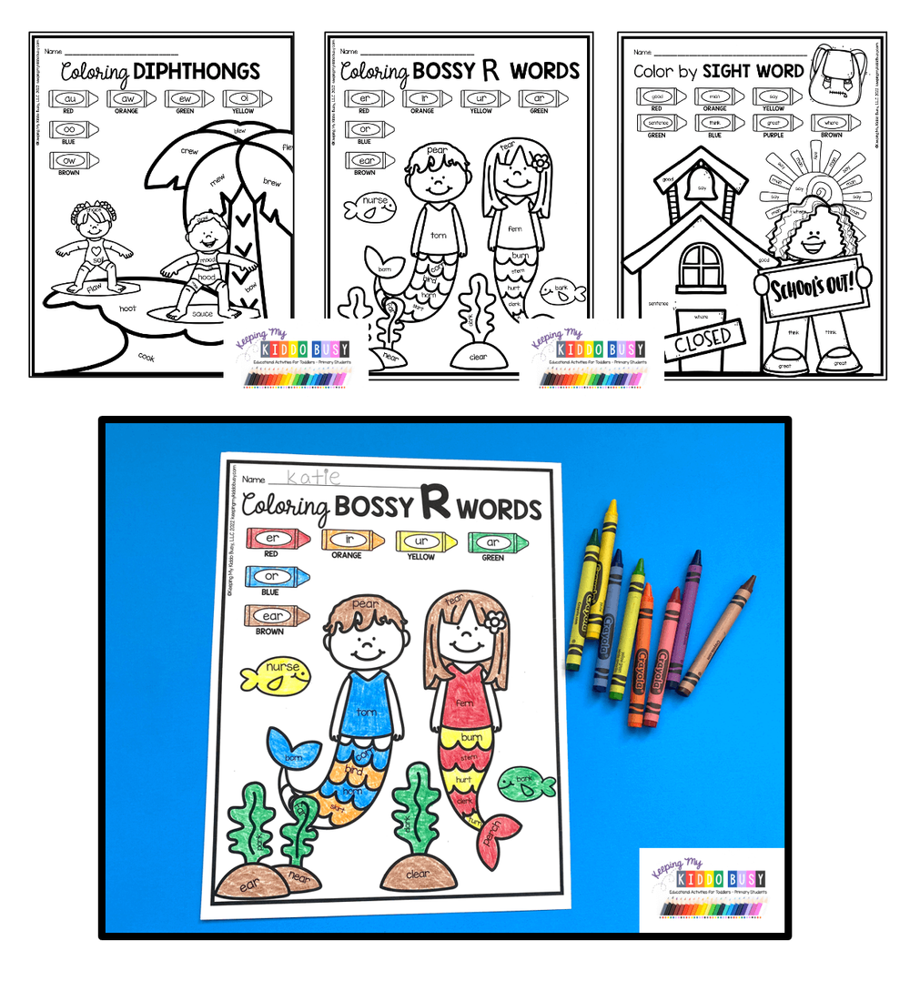 June activities and worksheets for first grade - FREEBIES — Keeping My ...