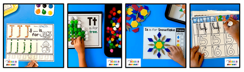 Winter Fine Motor Centers for Preschool and Kindergarten - FREEBIES ...