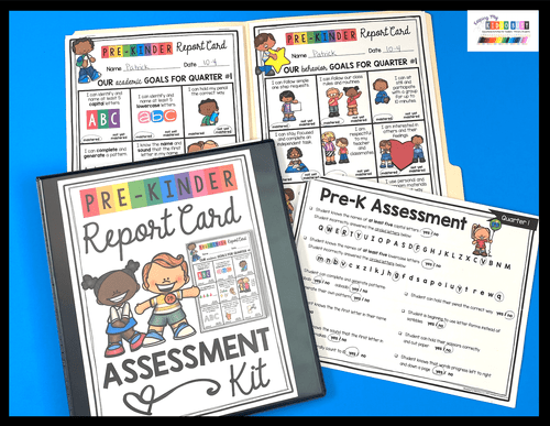 Pre-K Report Cards and Assessments FREE Download Transitional ...