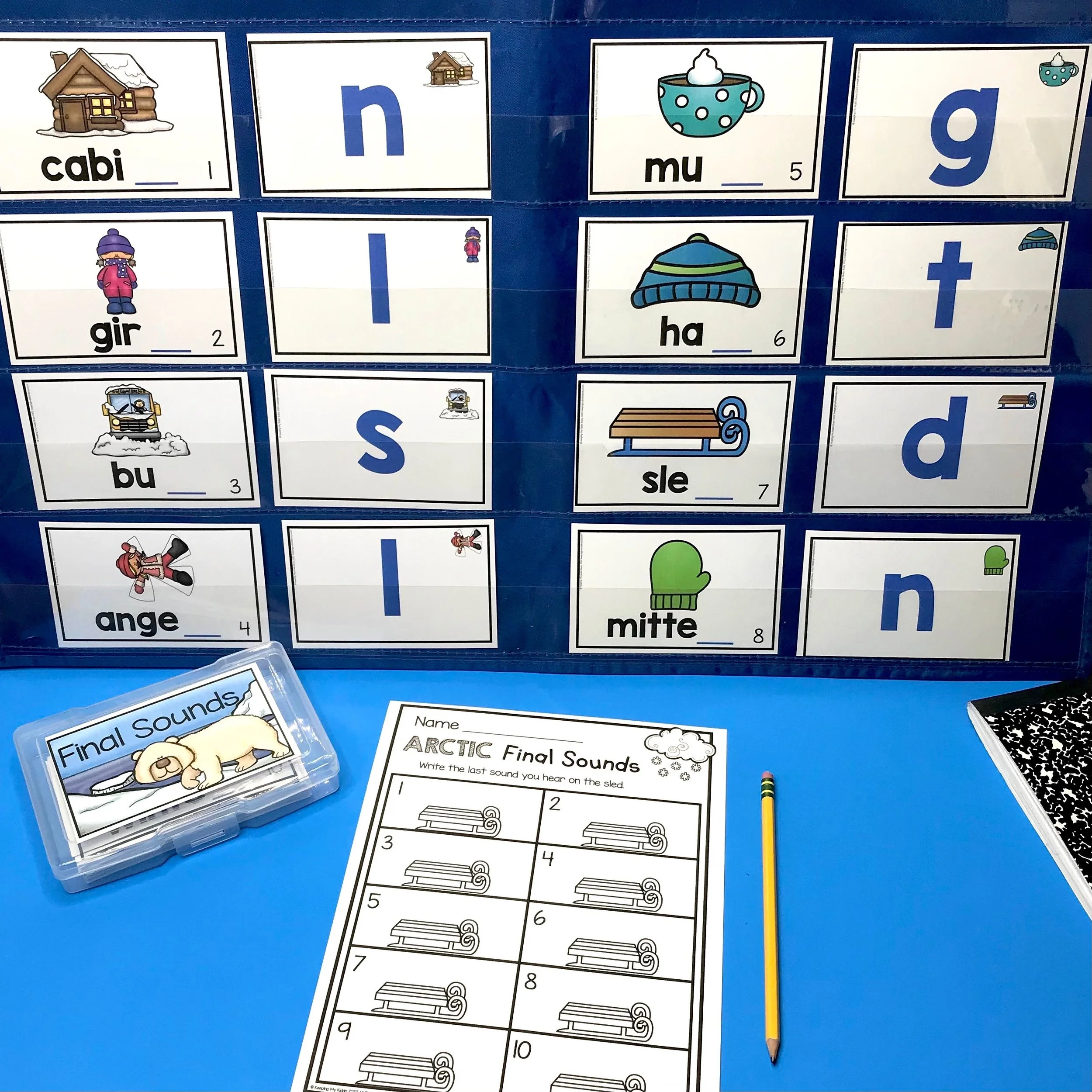 January Pocket Chart Kits — Keeping My Kiddo Busy