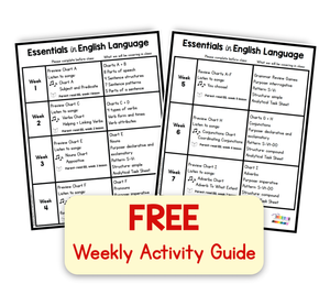 Essentials Week 1 Grammar - FREE Activities and Lessons — Keeping My ...
