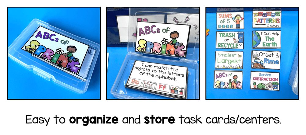 April Task Cards — Keeping My Kiddo Busy