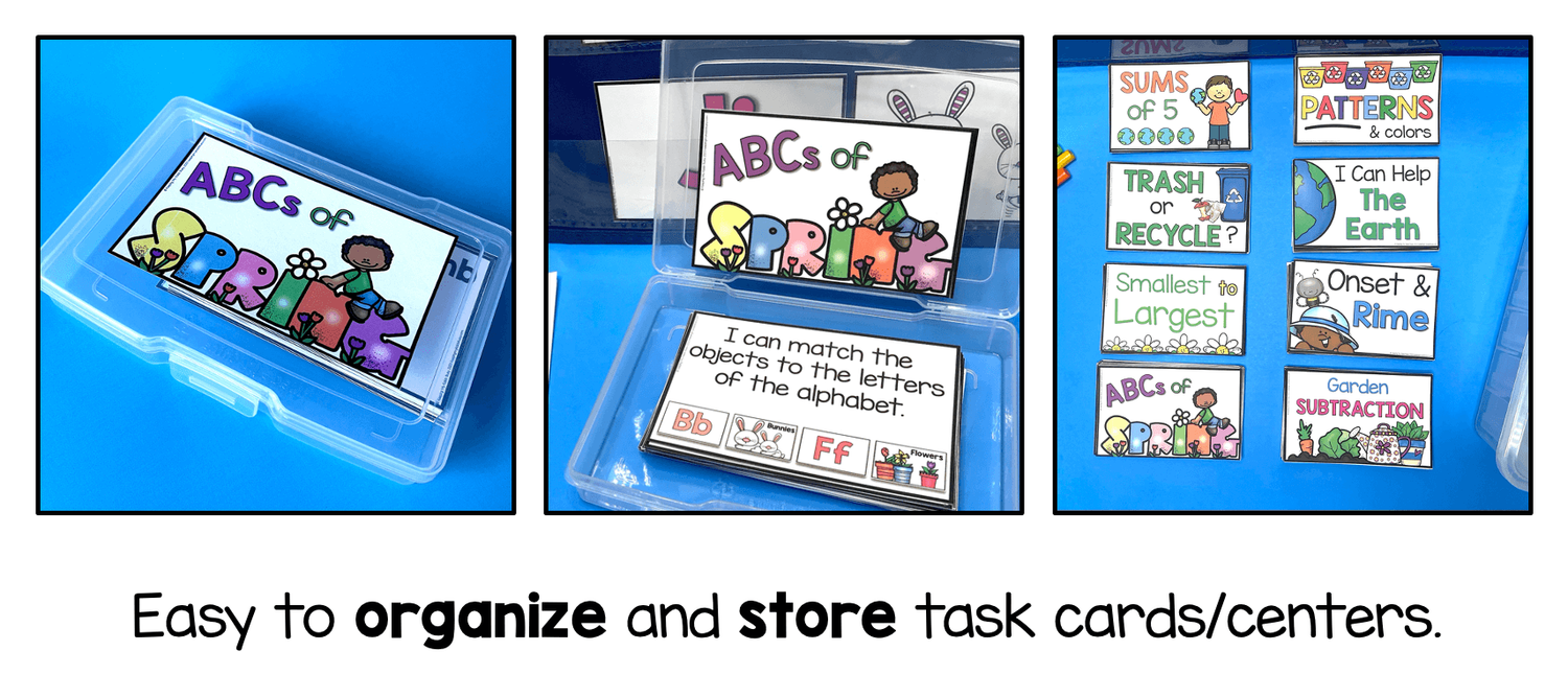 April Task Cards — Keeping My Kiddo Busy