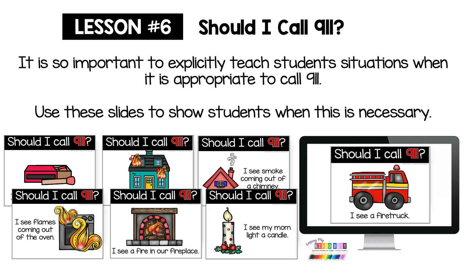 Fire Safety Week - FREE activities - Kindergarten and First Grade ...