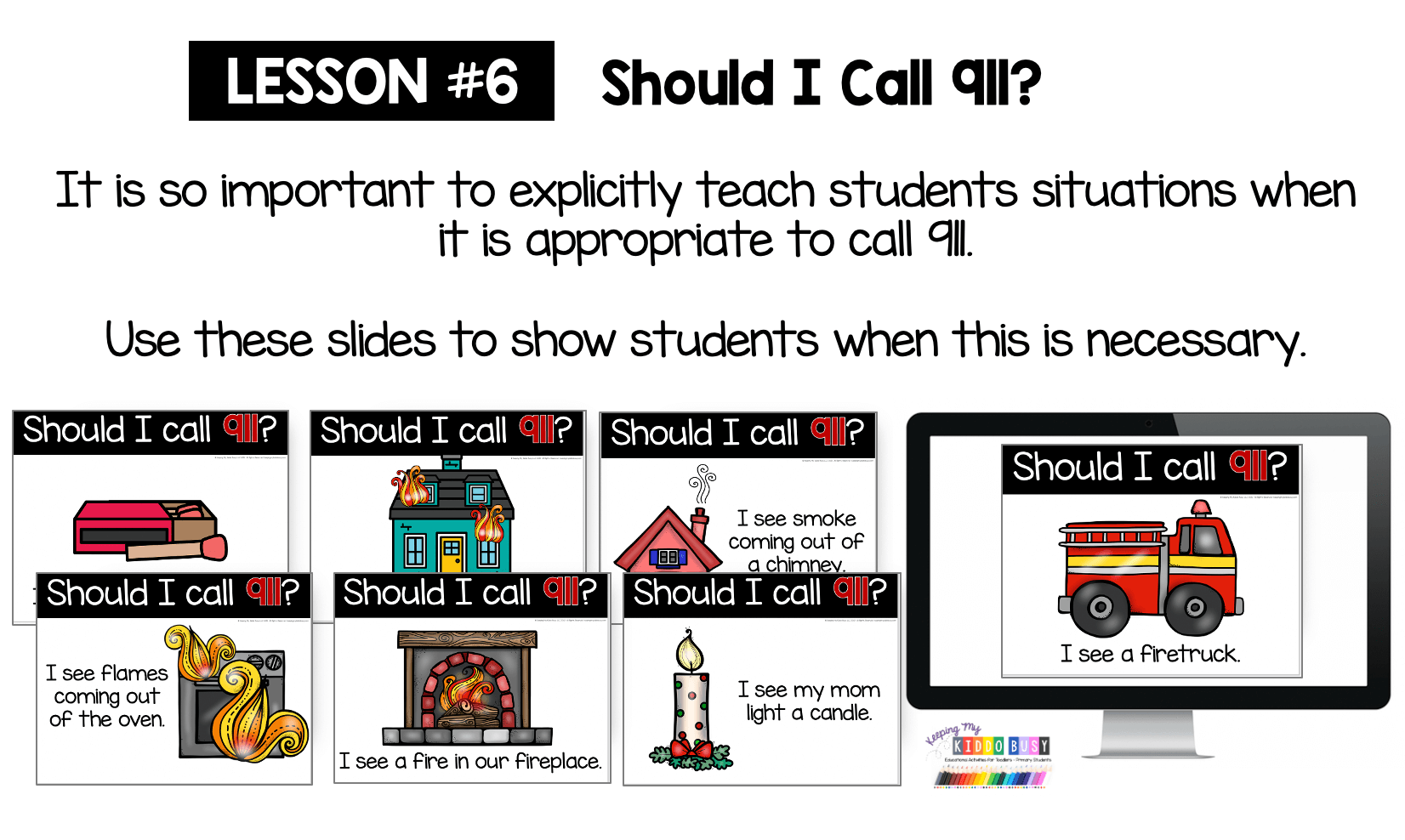 Fire Safety Week - FREE activities - Kindergarten and First Grade ...