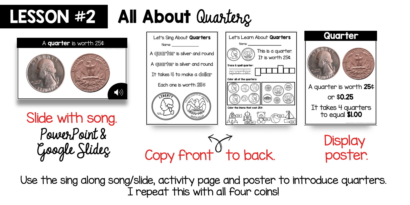 Dollars and Coins - Money Math for Kindergarten and First Grade ...