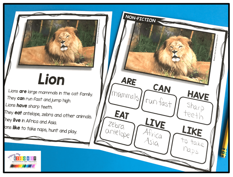 Non-Fiction Writing Unit FREEBIE — Keeping My Kiddo Busy