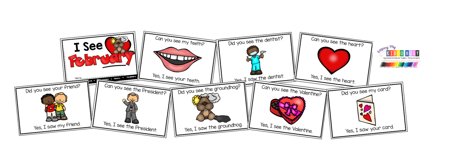 February Reading Unit for Pre-k and Kindergarten — Keeping My Kiddo Busy