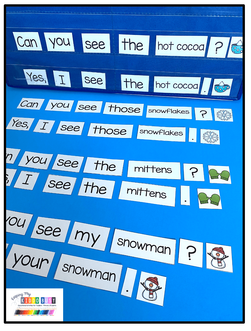 I See January Literacy Pack - Sight Words and Vocabulary WINTER ...