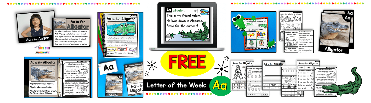 Letter of the Week Curriculum - FREE Activities for Preschool and ...