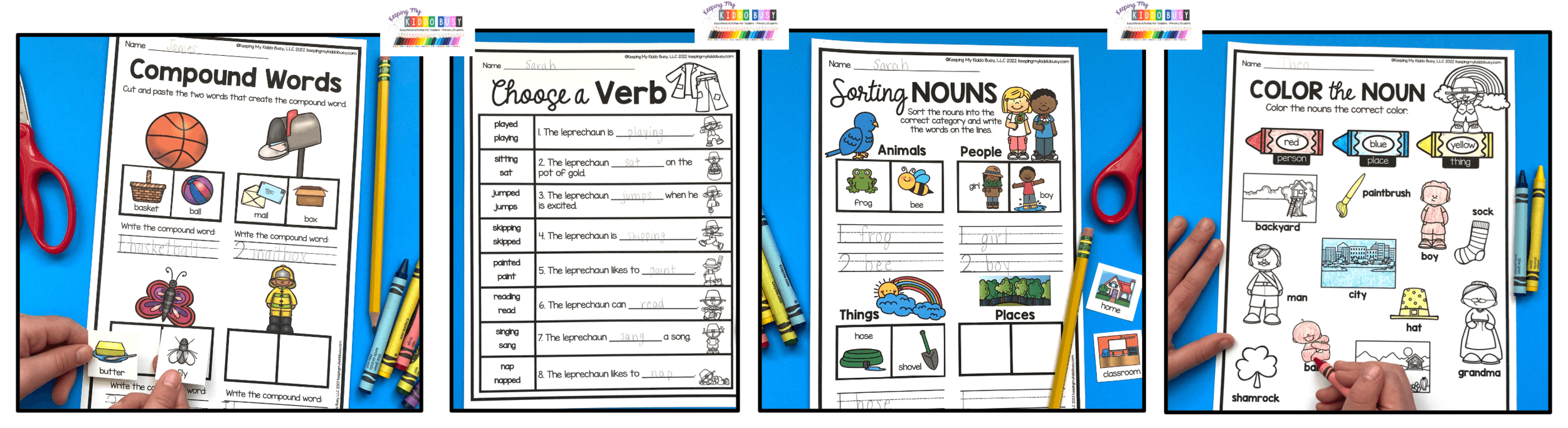 First Grade Activities for March FREE WORKSHEETS — Keeping My Kiddo Busy