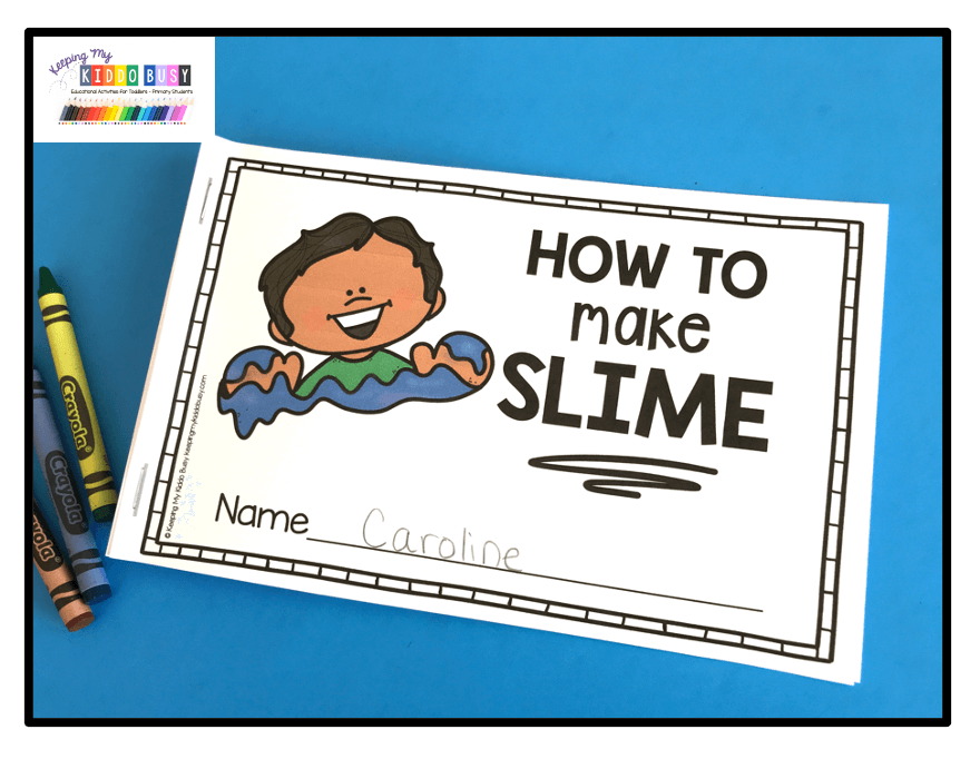 Expository "How-To" Writing FREEBIE — Keeping My Kiddo Busy