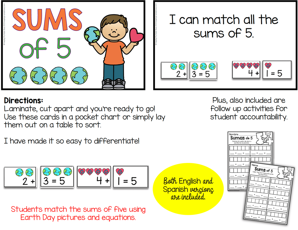 April Task Cards — Keeping My Kiddo Busy