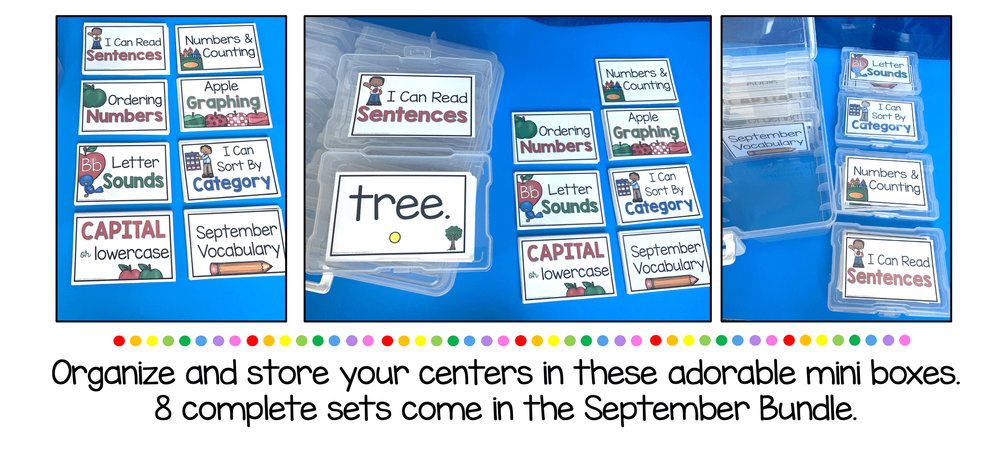 September Pocket Chart Centers — Keeping My Kiddo Busy