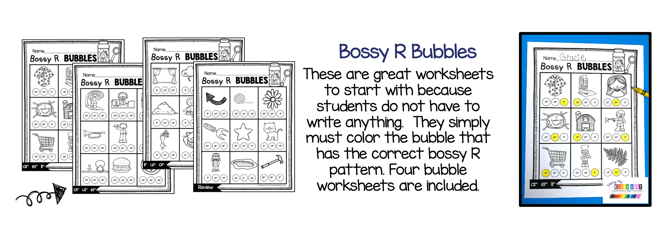 Bossy R Phonics Unit - R Controlled Vowels - FREEBIES — Keeping My ...