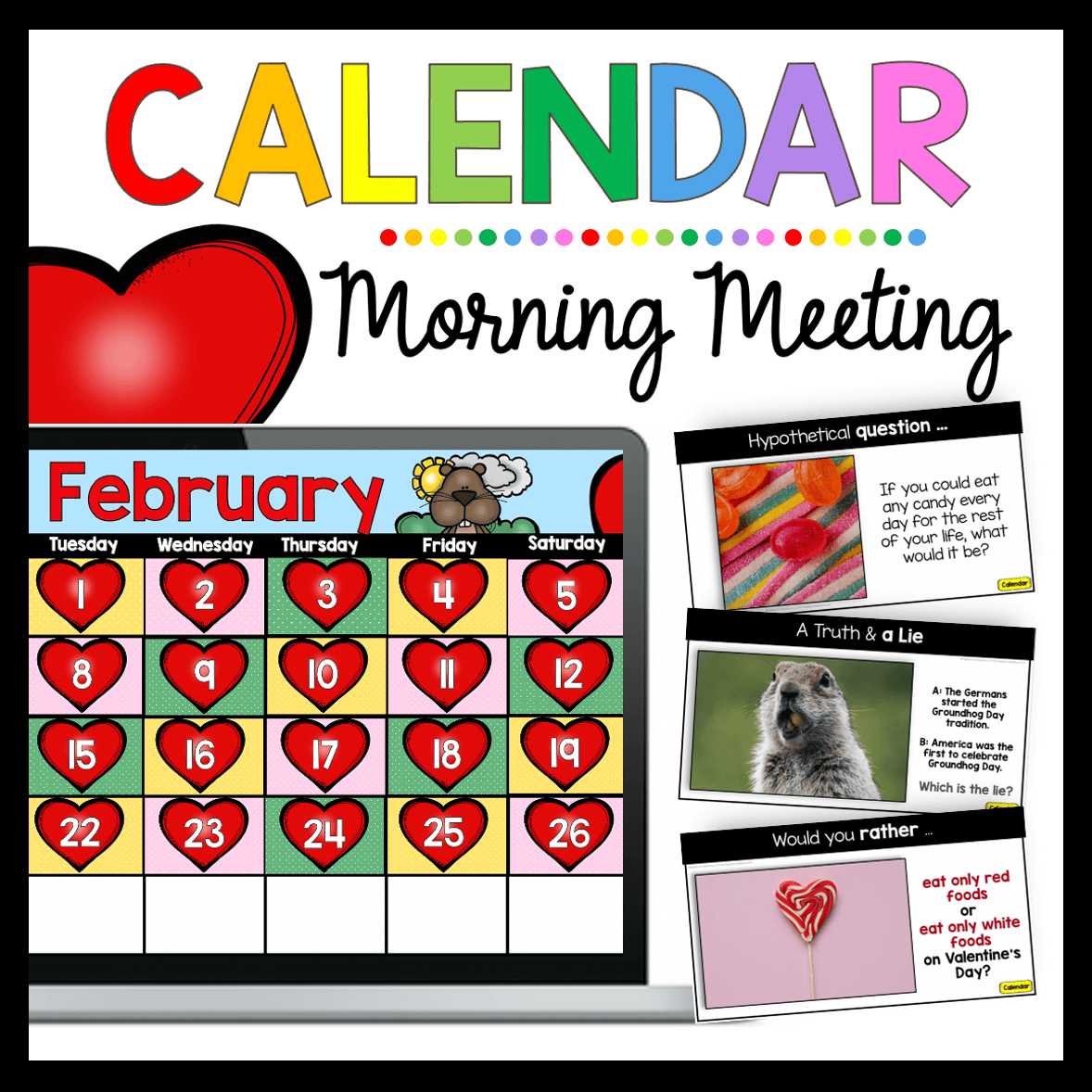 February Calendar Time in Kindergarten — Keeping My Kiddo Busy
