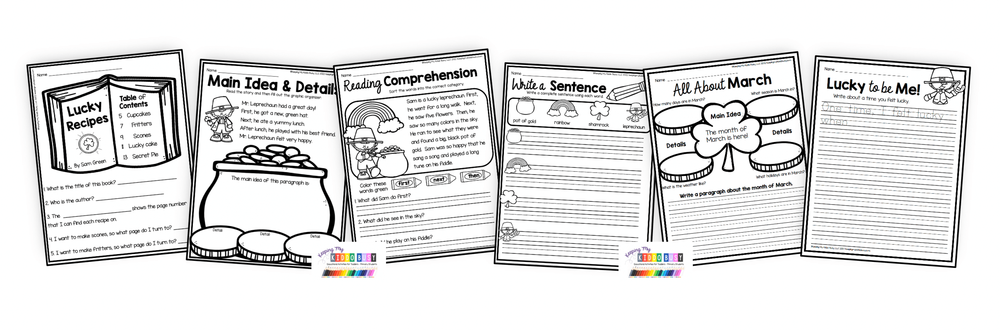 First Grade Activities for March FREE WORKSHEETS — Keeping My Kiddo Busy