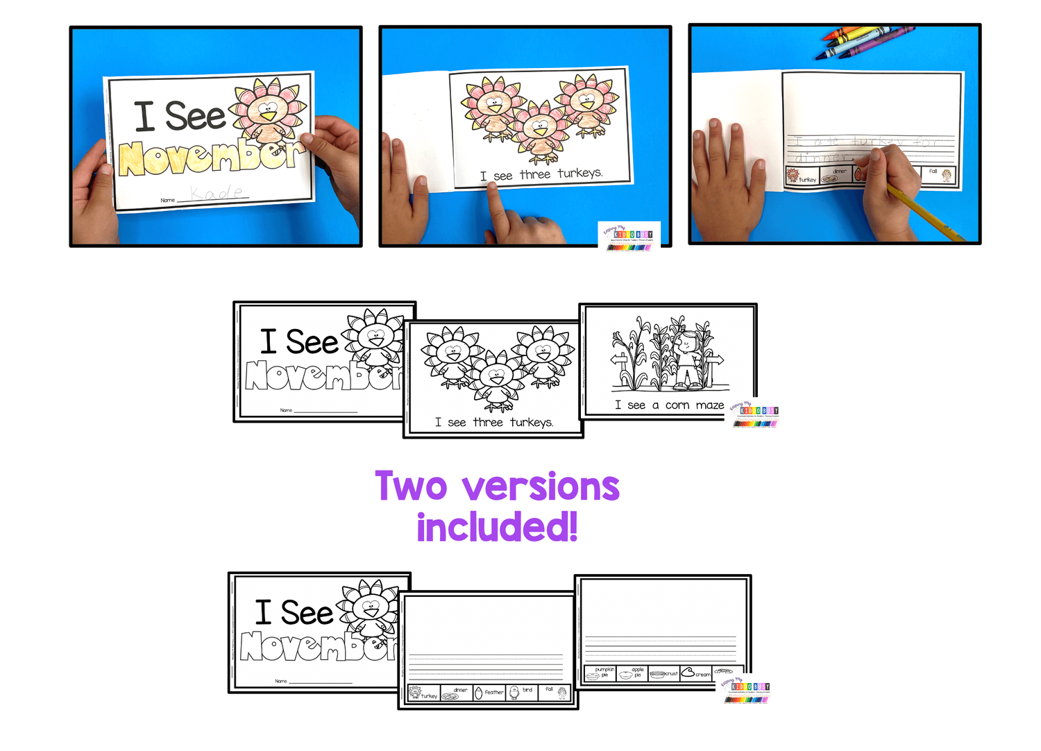 First Grade November Worksheets FREEBIES — Keeping My Kiddo Busy