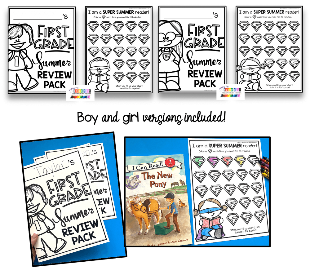 SUMMER REVIEW activities and worksheets for first grade - FREEBIES ...
