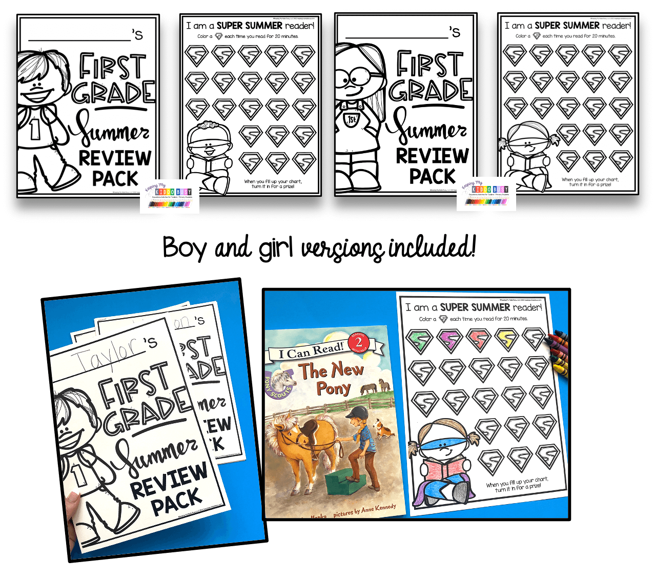 SUMMER REVIEW activities and worksheets for first grade - FREEBIES ...