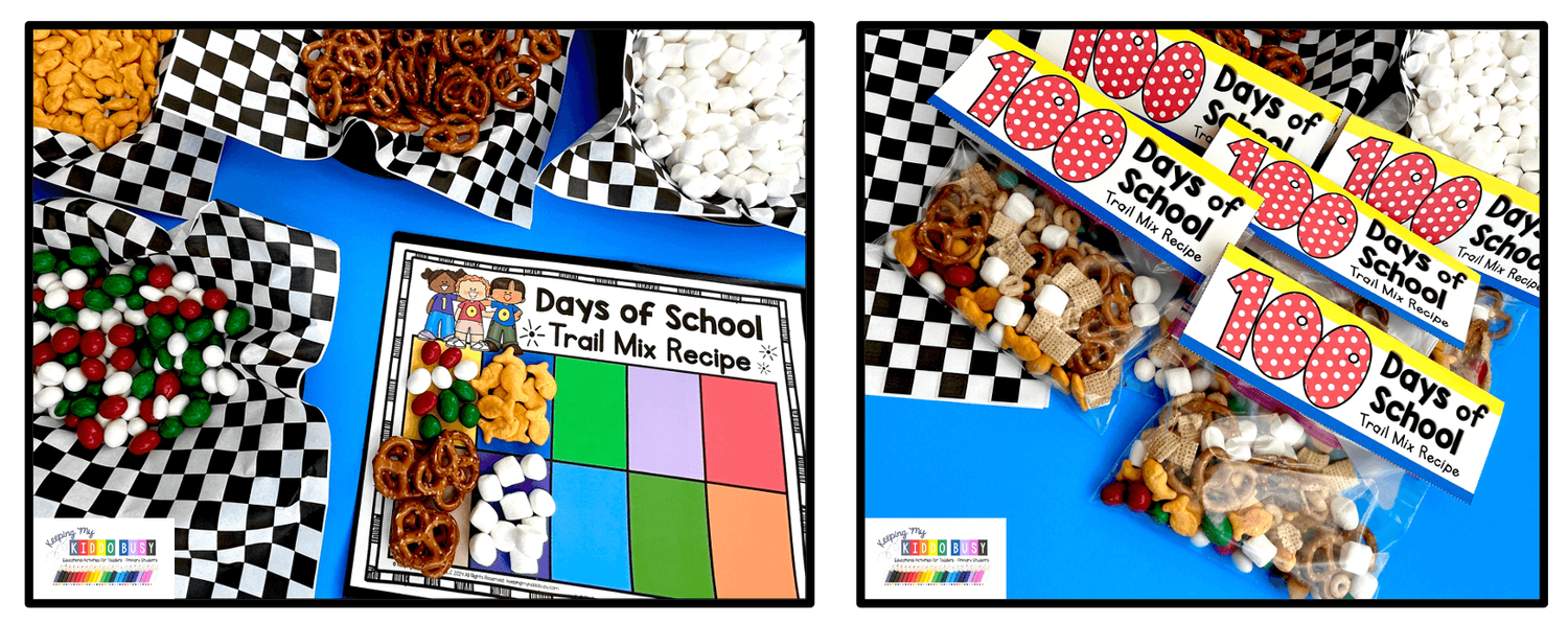 100 Days in School - Games Activities Crowns - Kindergarten - Preschool ...