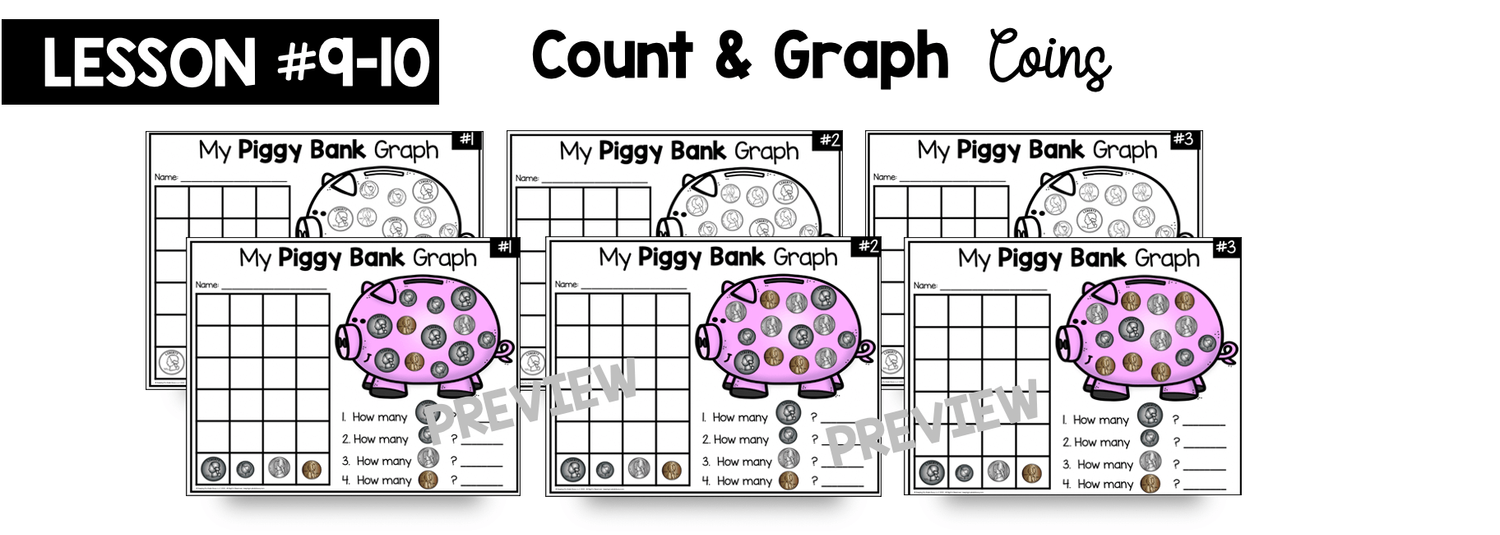 Dollars and Coins - Money Math for Kindergarten and First Grade ...