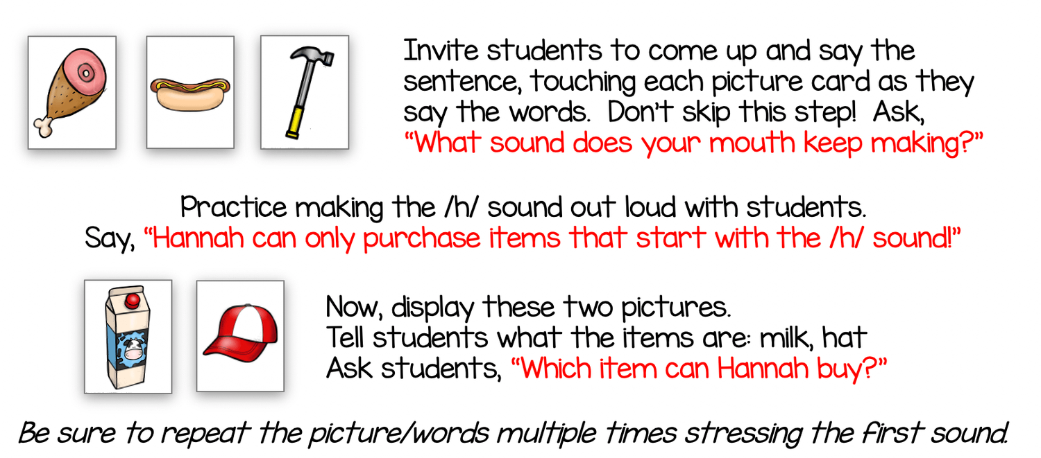 Phonemic Awareness in Pre-K and Kindergarten FREEBIES — Keeping My ...