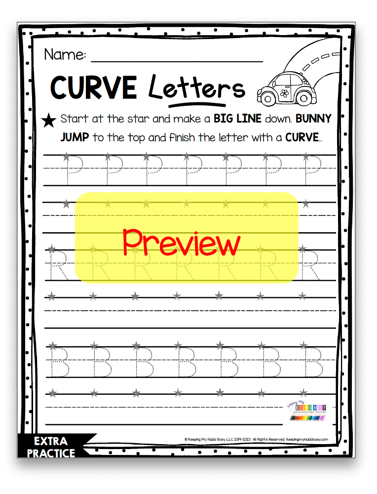 FREE Handwriting Practice — Keeping My Kiddo Busy