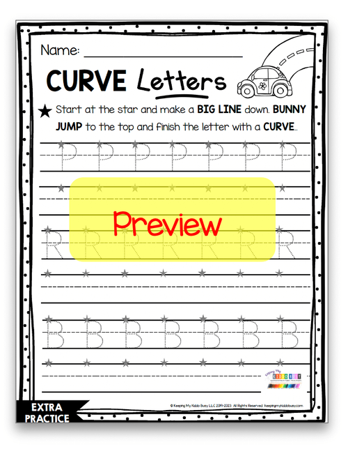 FREE Handwriting Practice — Keeping My Kiddo Busy