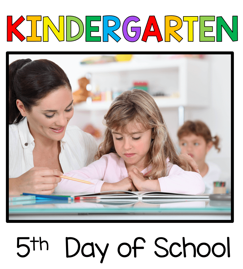 Fifth Day of Kindergarten - FREE LESSON PLANS — Keeping My Kiddo Busy