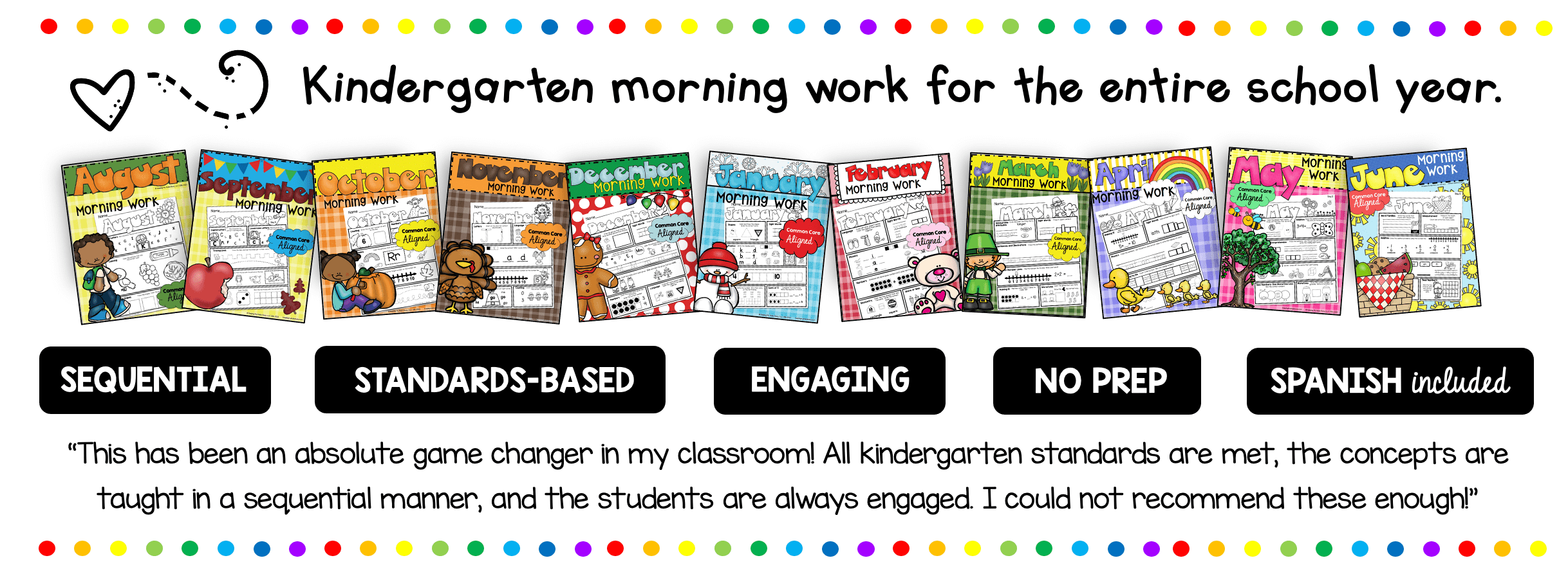 Morning Seat Work — Keeping My Kiddo Busy