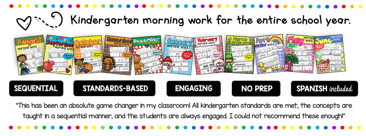 Morning Seat Work — Keeping My Kiddo Busy