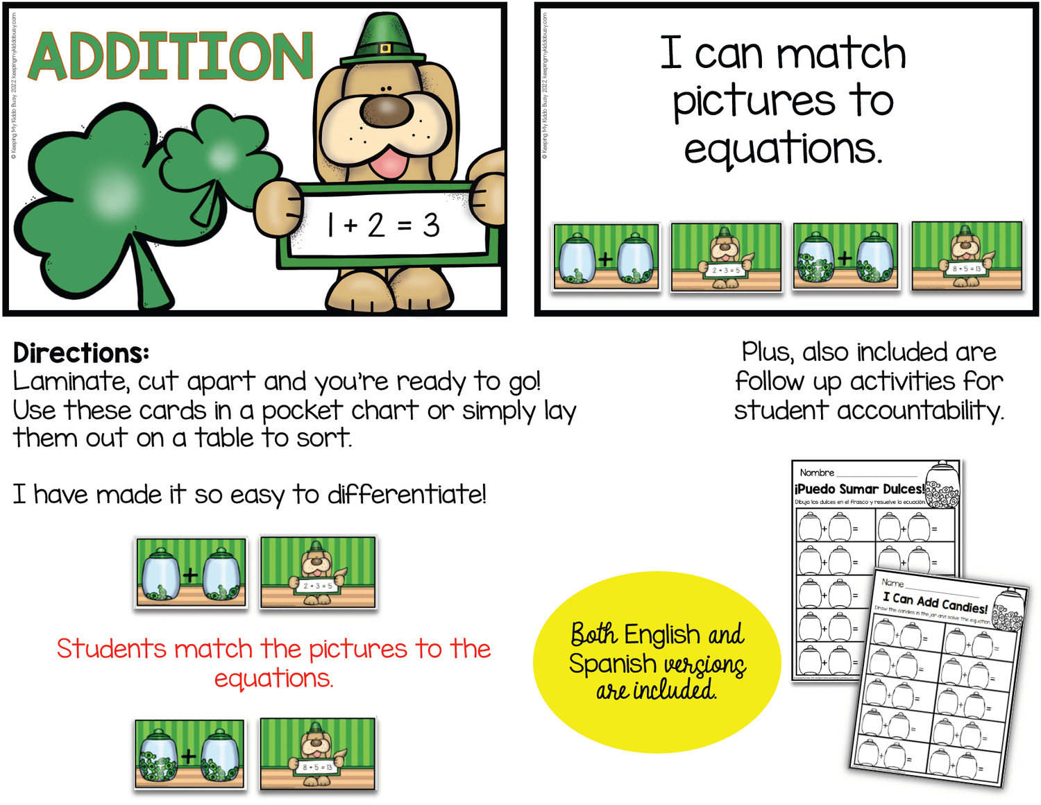 March Task Cards — Keeping My Kiddo Busy