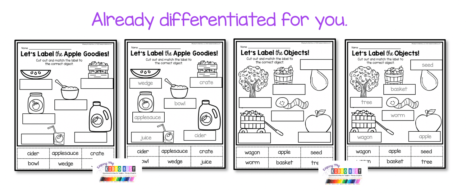 First Grade September Worksheets FREEBIES — Keeping My Kiddo Busy