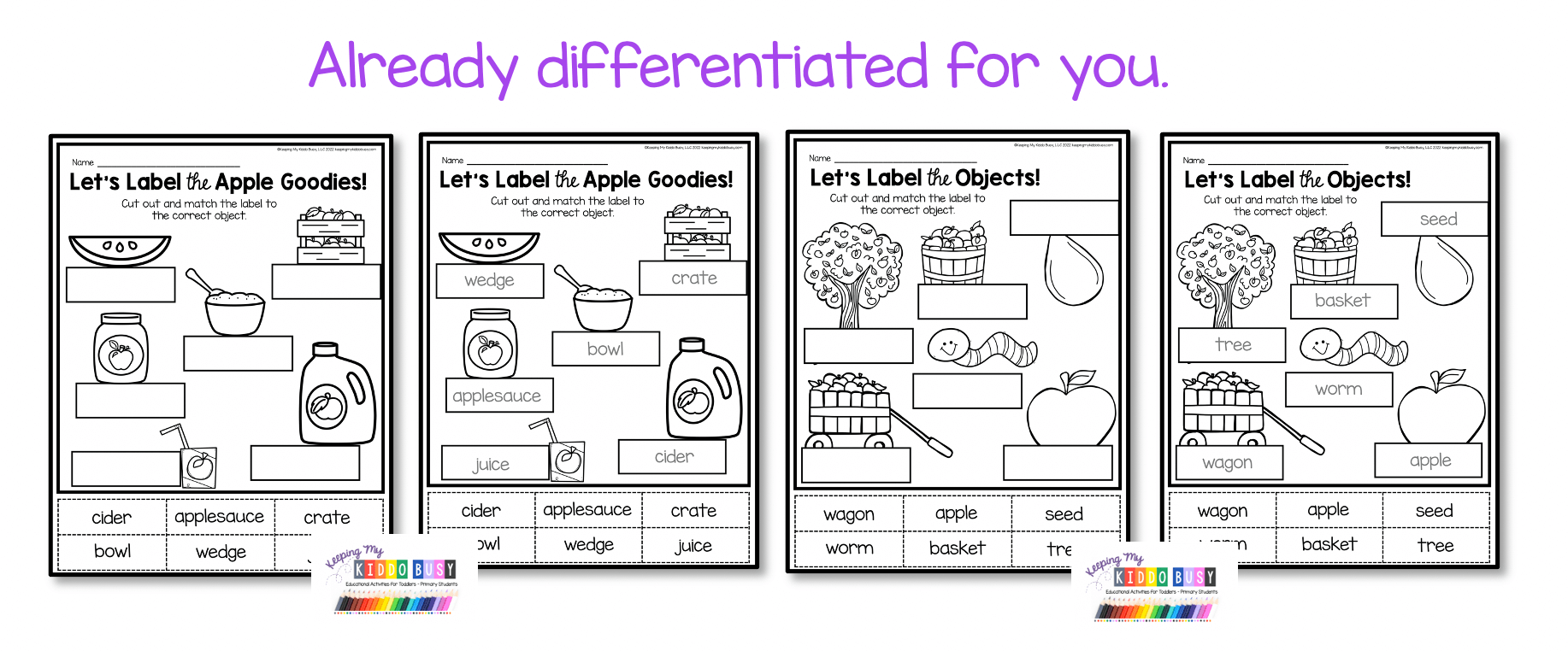 First Grade September Worksheets FREEBIES — Keeping My Kiddo Busy