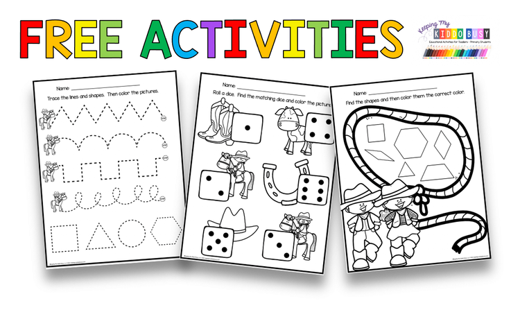 Kindergarten Roundup Orientation - FREE FORMS AND ACTIVITIES — Keeping ...