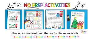 December Math and Literacy Pack - FREEBIES! — Keeping My Kiddo Busy