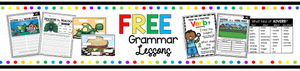 NOUNS Primary Grammar Unit 1 - FREE ACTIVITIES — Keeping My Kiddo Busy