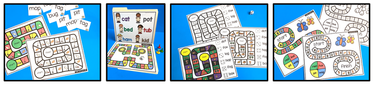 Phonics Games for Kindergarten and First Grade - FREE PRINTABLES ...