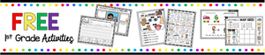 First Grade Back to School Activities FREE WORKSHEETS — Keeping My ...