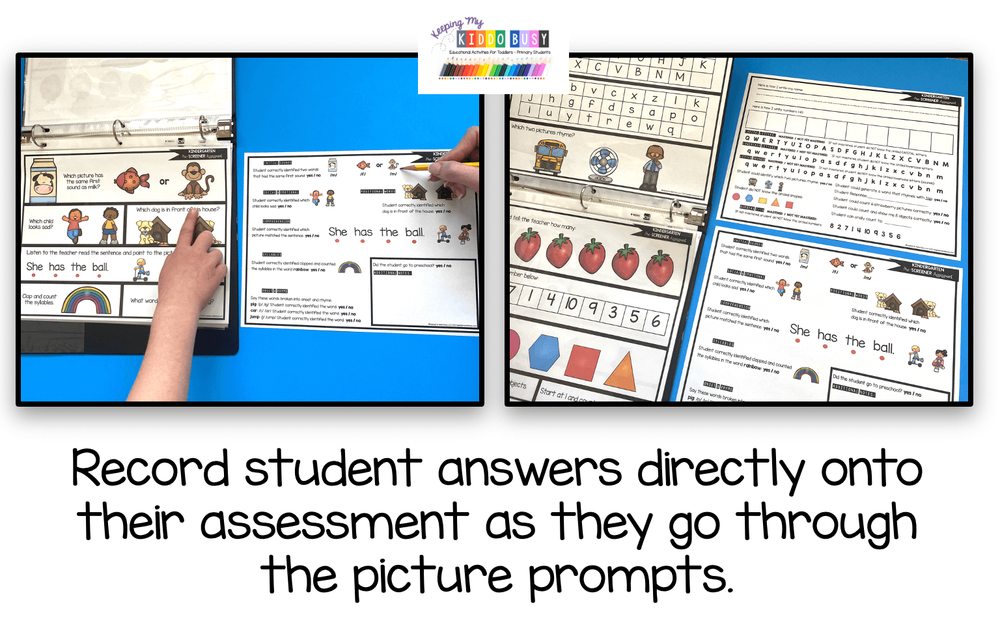 Kindergarten Roundup Orientation - FREE FORMS AND ACTIVITIES — Keeping ...