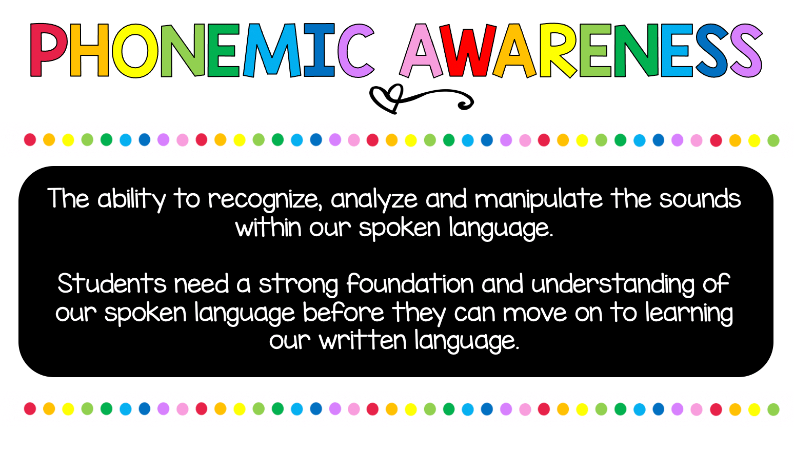 Phonemic Awareness in Pre-K and Kindergarten FREEBIES — Keeping My ...