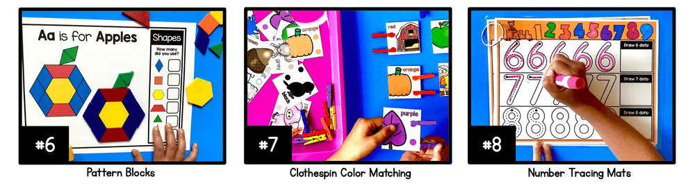 Fall Fine Motor Centers for Preschool and Kindergarten - FREE ...