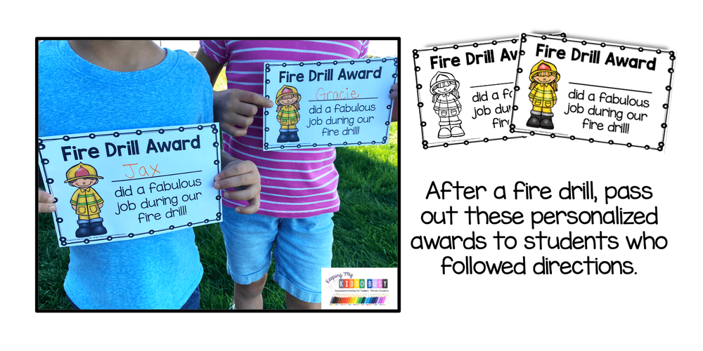 Fire Safety Week - FREE activities - Kindergarten and First Grade ...